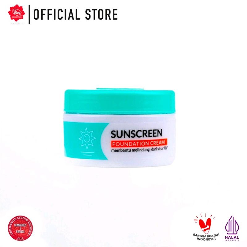 Viva Sunscreen Foundation Cream UV Filter - Krim Sunscreen Viva - Shop ...