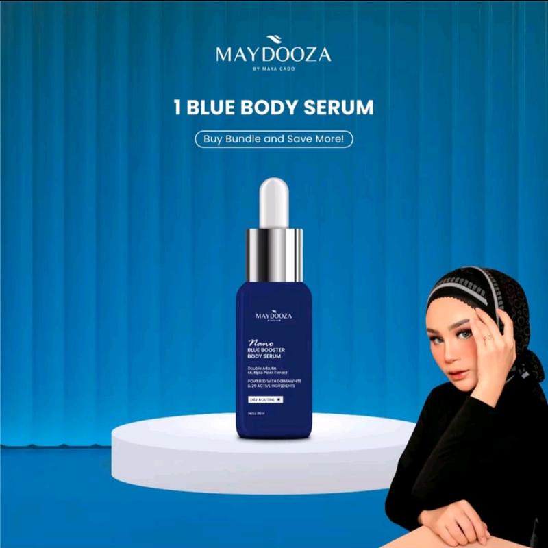BODY SERUM BLUE DAY ROUTINE & MERAH NANO NIGHT BOOSTER BODY SERUM 30ML ...