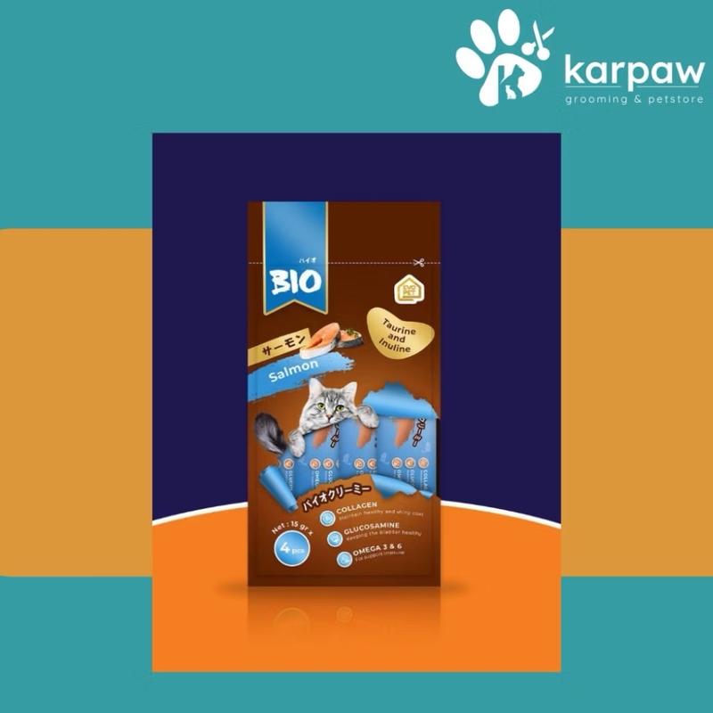 Bio Creamy - Isi 4 Pcs - Snack Kucing - Shop | Tokopedia