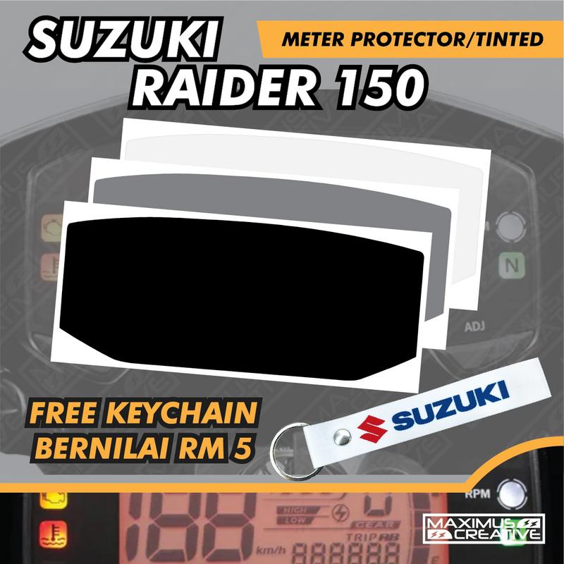 Tinted Meter Suzuki Raider 150 , SCREEN METER PROTECTOR - TikTok Shop ...