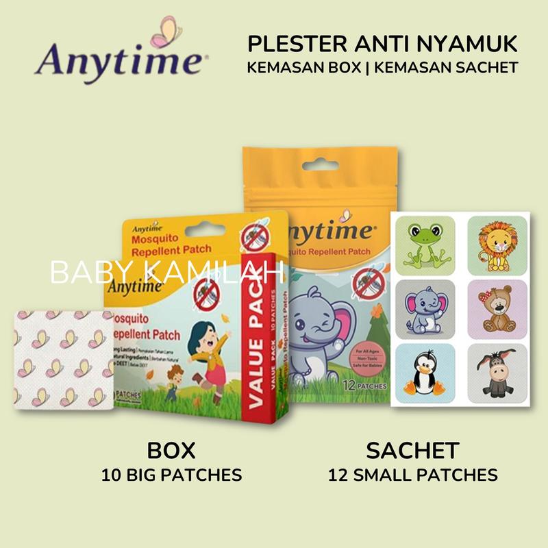 Anytime Mosquito Repellent Patch - Stiker Pengusir Nyamuk Aman - Shop ...