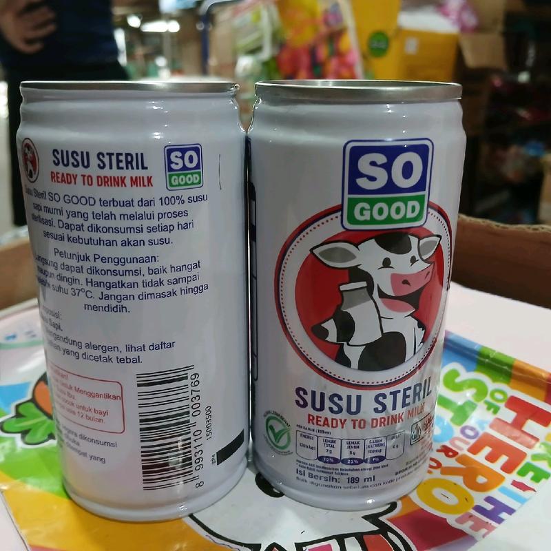 SUSU STERIL SO GOOD KALENG - Shop | Tokopedia