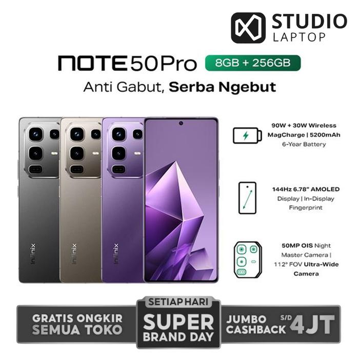Promo INFINIX NOTE 50 PRO X HOT 50 PRO PLUS SERIES 50s 50x 5G 4G 40 ...