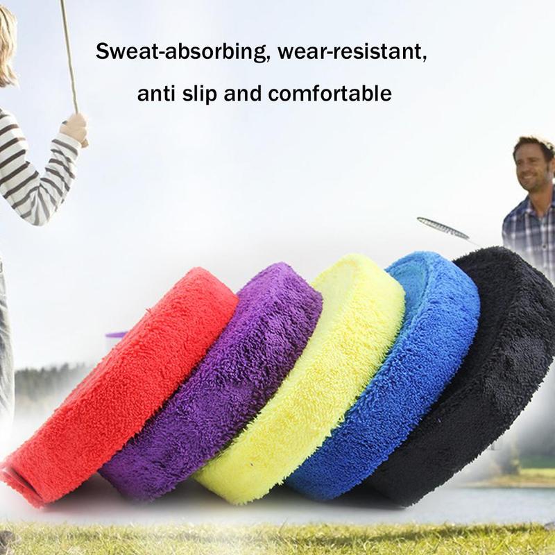 1pcs Polyester Badminton Racket Grip Tape Thick Badminton Sweat ...