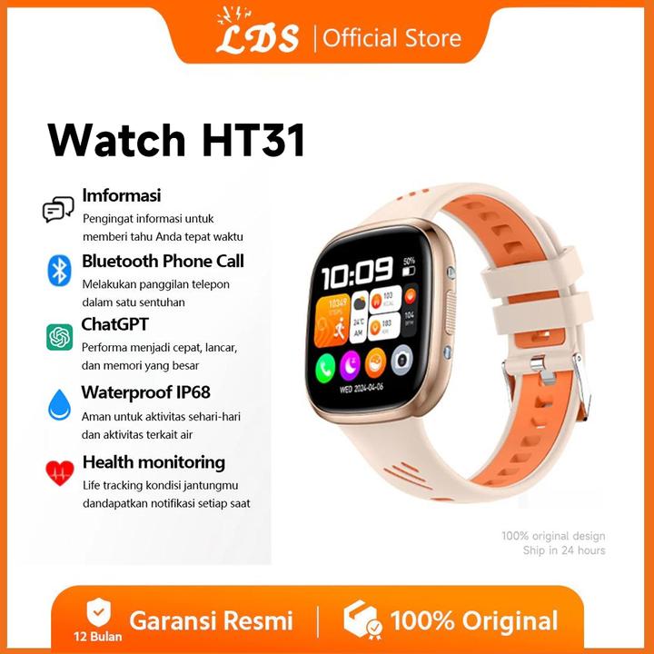 【Bisa ChatGPT】LDS Official Smartwatch HT31 Smart Watch 1.72 inch - Shop ...