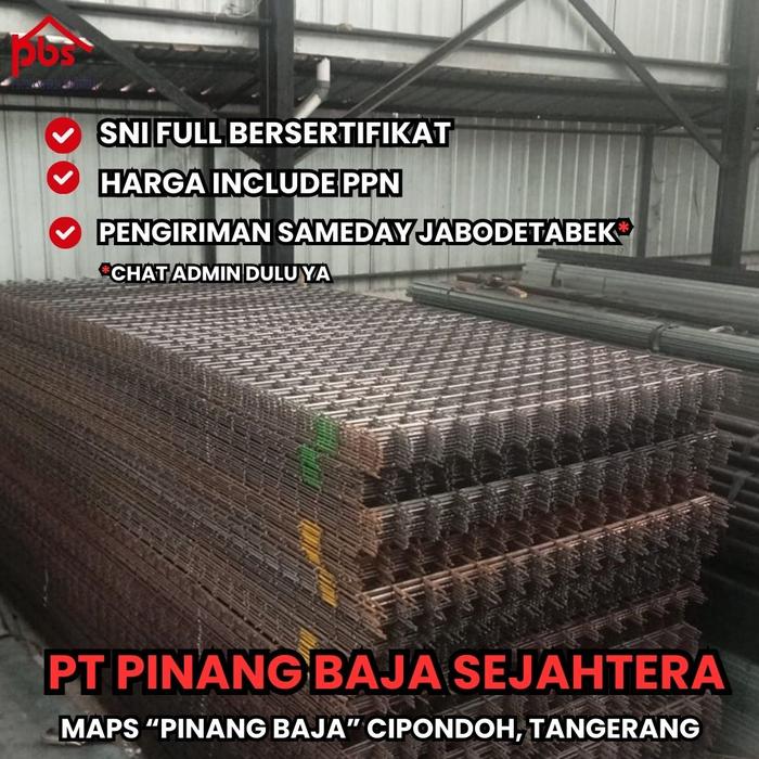 Jual BESI Wiremesh M8 SNI / TOLERANSI 210cm x 540cm / WERMES COR M 8 ...