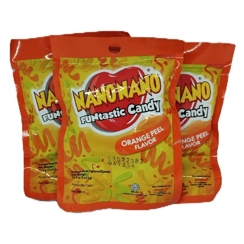 Nano Nano Funtastic Candy Orange Peel Flavour Food Snacks - TikTok Shop ...