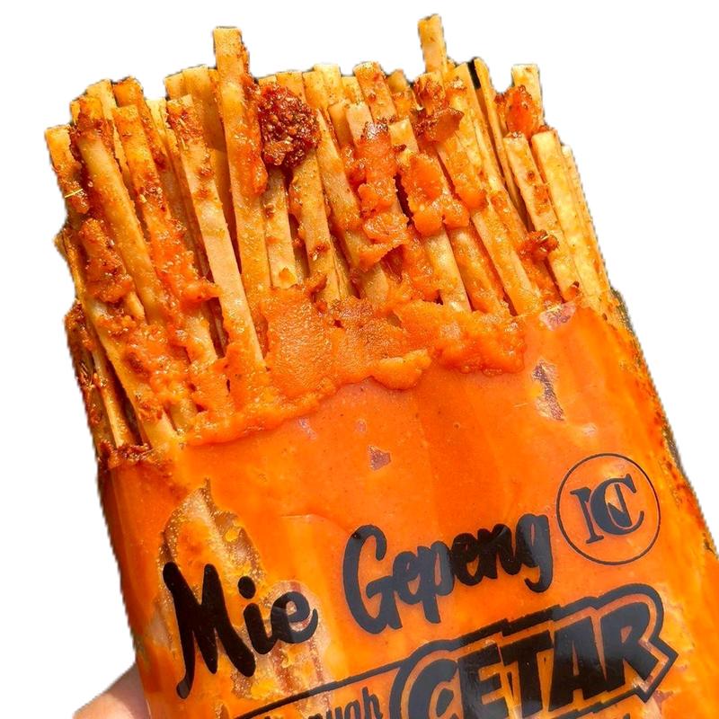 MILIDI GEPENG Cetar Bumbu BASAH 100gr/Mie lidi gepeng/milidi Pedas ...