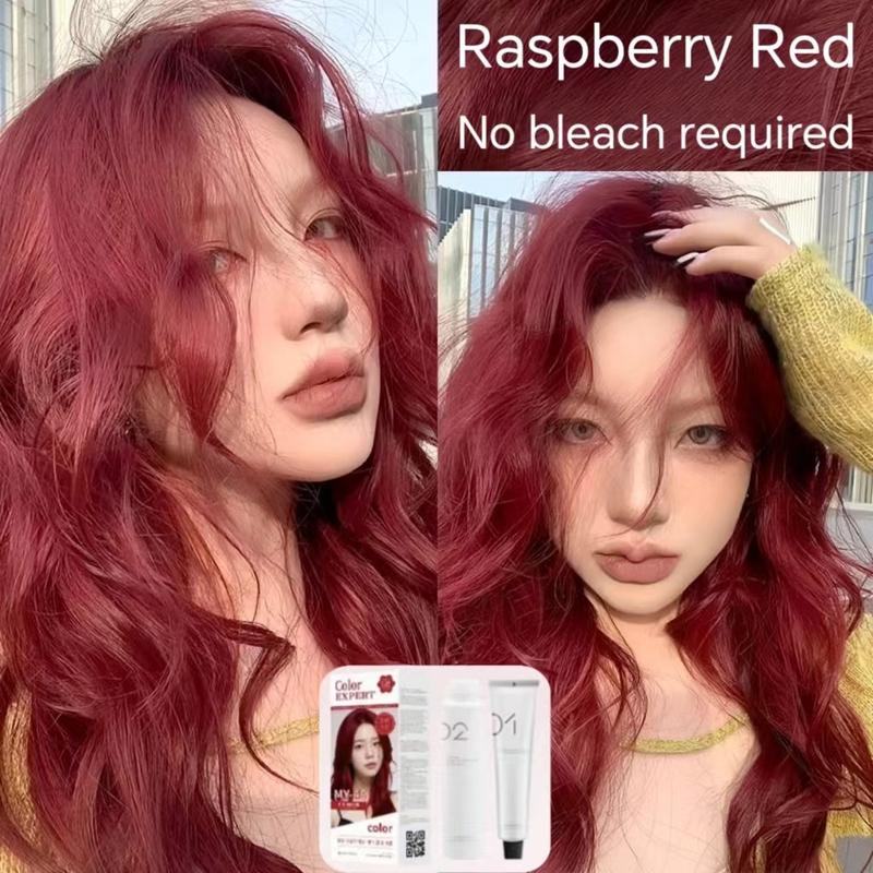 Pewarna Rambut, Raspberry Merah, 2025, Diperbuat daripada Ekstrak ...