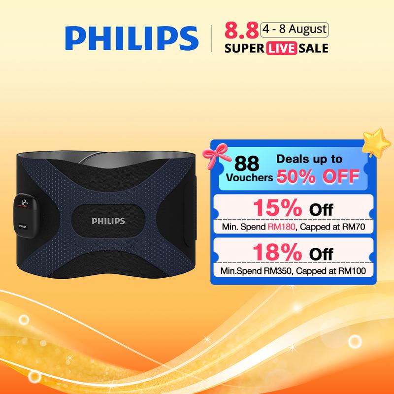 Philips Exercise Belt Waist Massager EMS Heated Tightener Girdles ...