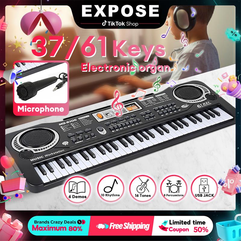 EXPOSE Electric Piano 37/61 Keys Electronic toy organ Keyboard - TikTok ...