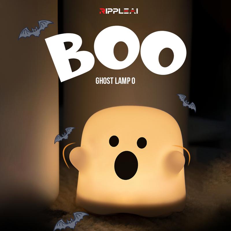 RippleAI Adorable Ghost Lamp Touch-Activated Night Light Coz - Shop ...