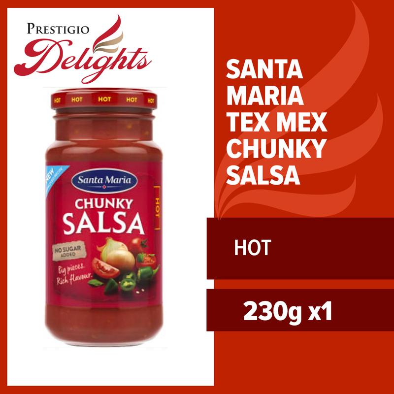 Santa Maria Tex Mex Chunky Salsa Hot 230g - TikTok Shop Singapore