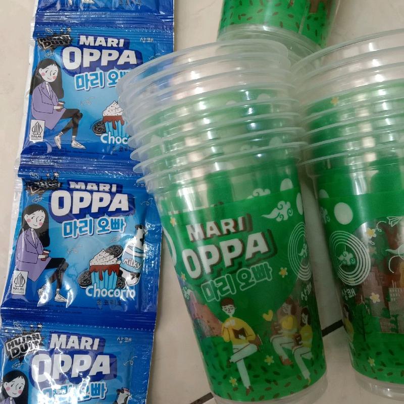 Susu Mari oppa 10 saceht paket free 10 cup . TIDAK BISA PILI - Shop ...