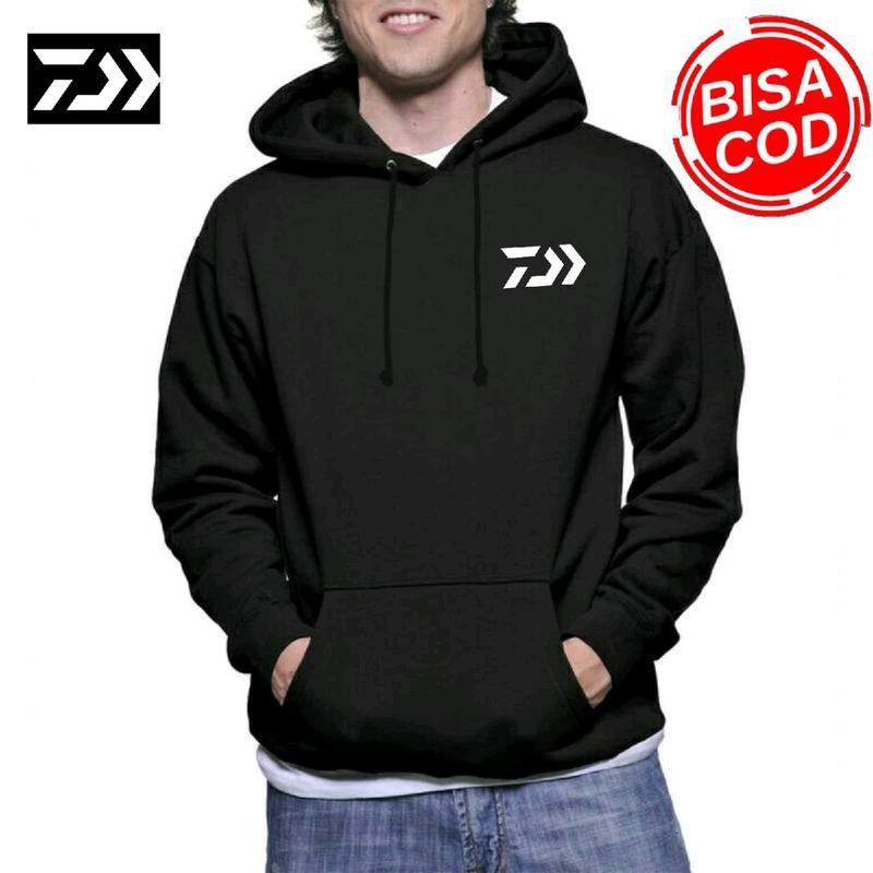 Hoodie Mancing bahan tebal Jaket pelindung sinar UV Dewasa Fleece ...