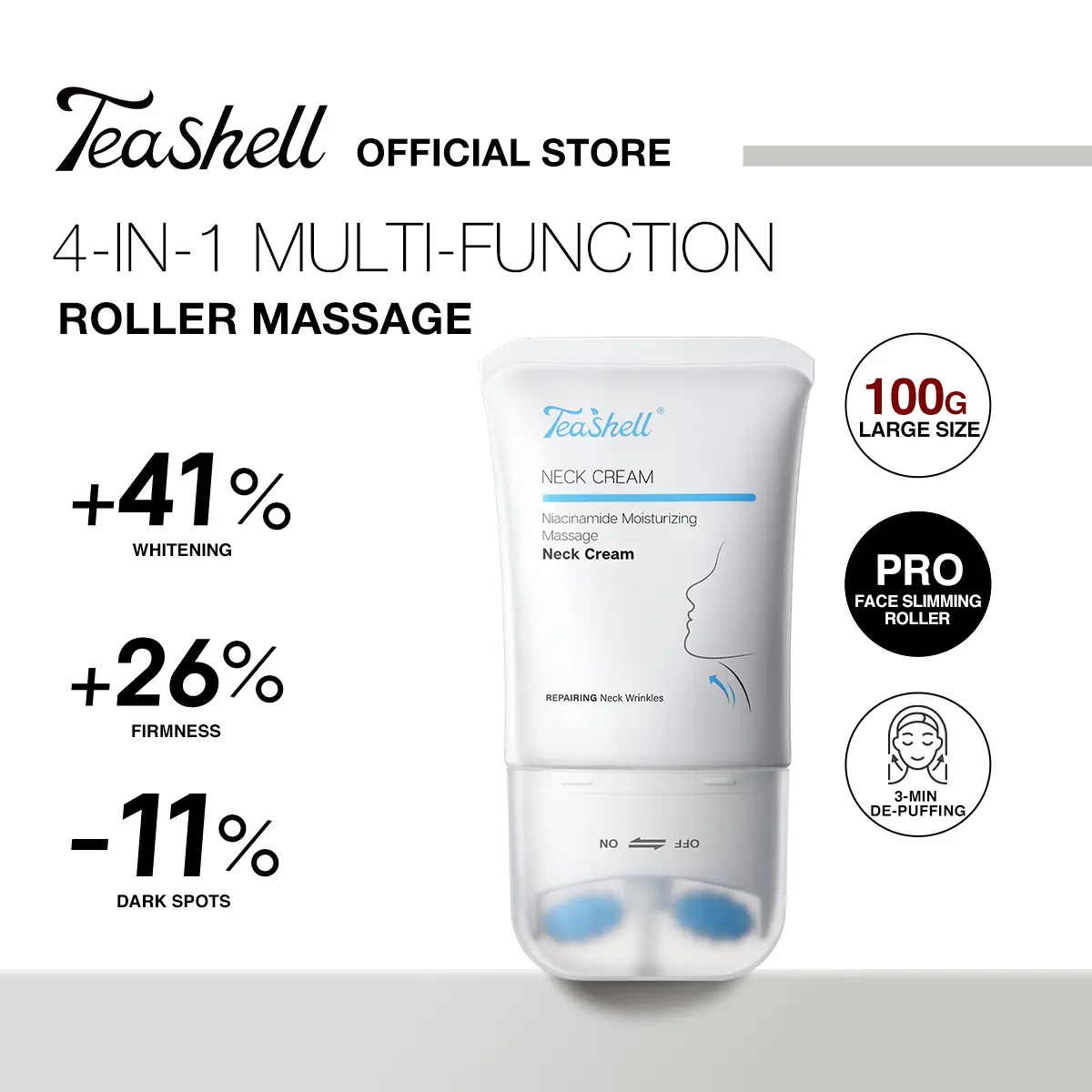 【JMCY × Teashell】Niacinamide Moisturizing Neck Cream Hydrates, Firms ...