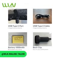 Promo WLN HT WLN UHF Handy Talky TWO WAY RADIO BLACK - Walkie Talkie C1 ...
