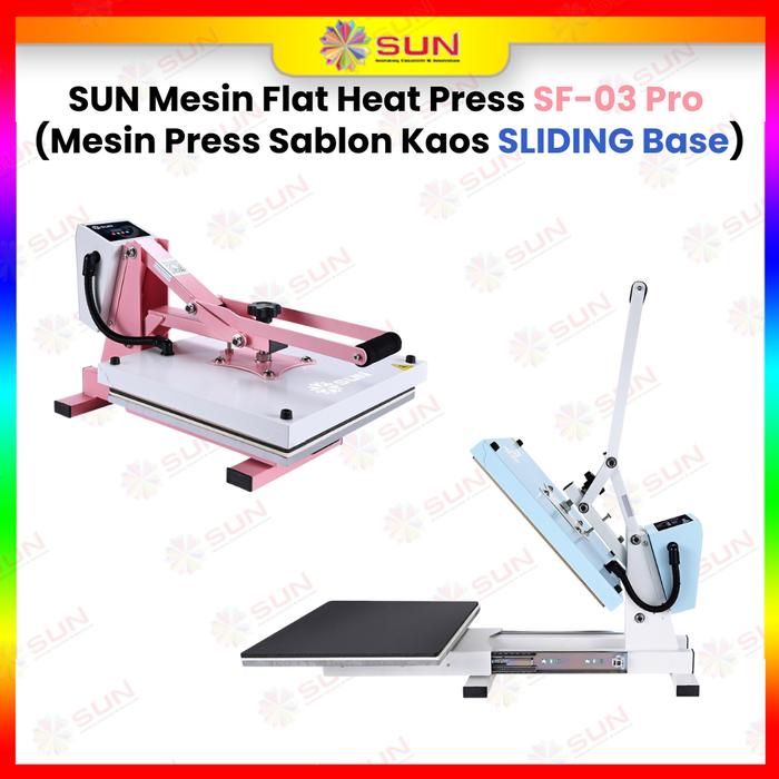 Promo Mesin Press Sablon Kaos SUN Sliding 38x38 SUPER HIGH PRESSURE SF ...