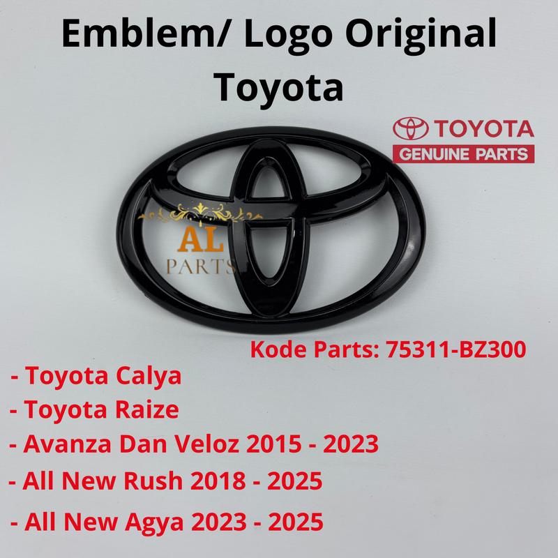 Emblem Logo Original Toyota Avanza, Veloz, Calya, All New Rush, All New ...
