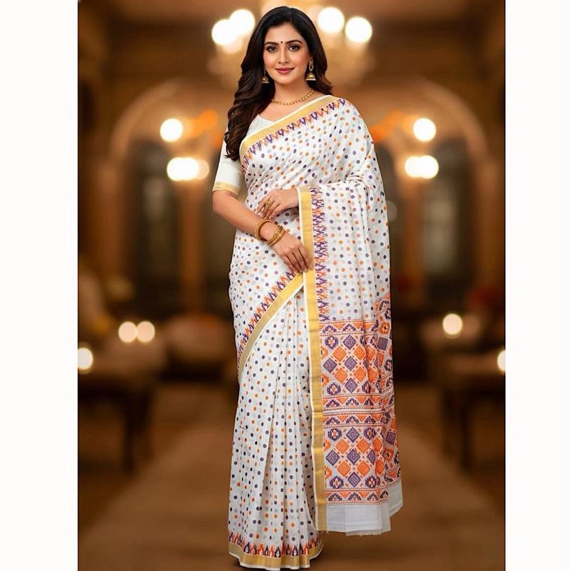 SAM'S KERALA COTTON SAREE PREMIUM QUALITY BATCH KR - TikTok Shop Malaysia