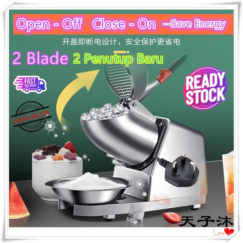 New 2 Blade 2 cover ice crusher machine ABC ice shaver machine - TikTok ...