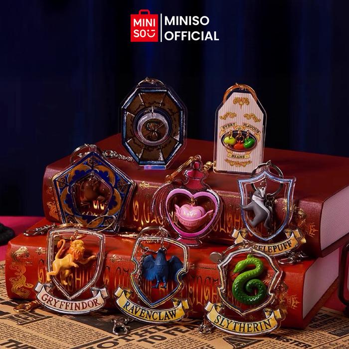 Promo MINISO Harry Potter Acrylic Surprise Box Pendant kotak buta blind ...