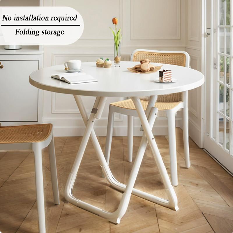 Simple foldable table for small household units, dining table, - TikTok ...