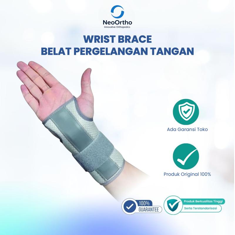 NeoOrtho - Wrist Splint | Belat Pergelangan Tangan - Alat Fiksasi ...
