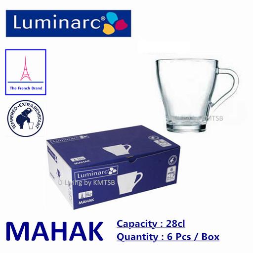 Luminarc MAHAK SERIES 6Pcs 28cl Glass Coffee Cup / Mug /Cawa - TikTok ...