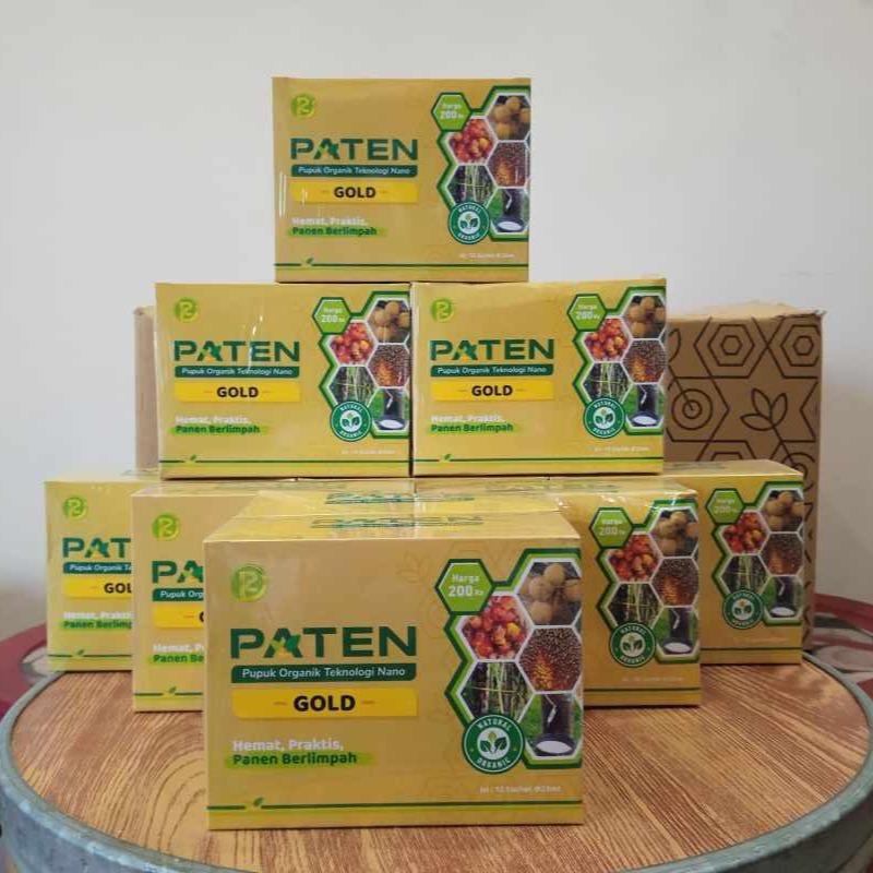 PUPUK ORGANIK / PUPUK SAWIT / PUPUK PATEN GOLD 1 BOX ISI 12 SACHET@25ml ...