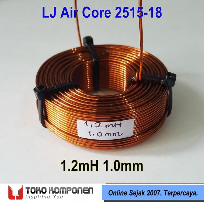 Jual 1.2mH 1.0mm LJ Air Core Coil - ACC 1,2mH 18 AWG Crossover XO ...