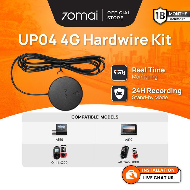 70mai 4G Hard Wire Fuse Kit (Type C) Accessories Automotive Car ...