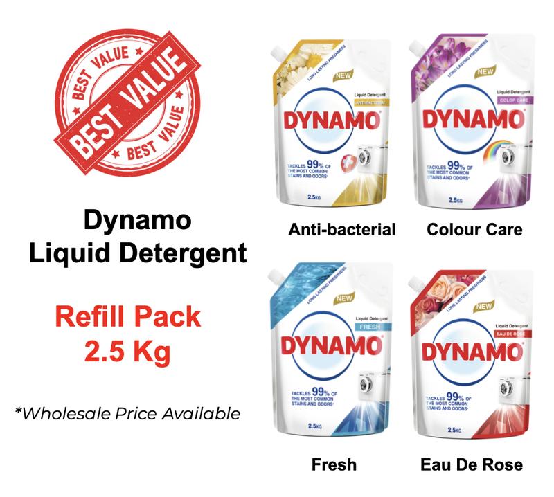 DYNAMO Laundry Detergent / Refill Pack 2.5 Kg / Anti-Bacterial ...