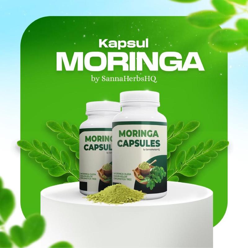 [100 Capsules] Kapsul Moringa Tea by SannaHerbs HQ 100% Herba - TikTok ...