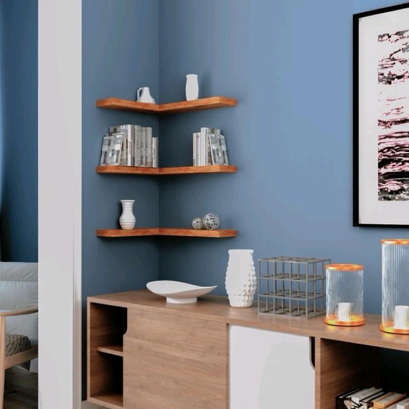 Rak Dinding Sudut Ambalan Minimalis Modern Serbaguna 3 Susun - Shop ...