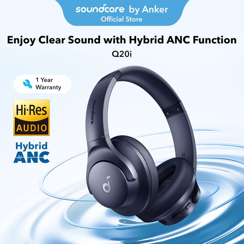 Soundcore Q20i Wireless Headphone Headphones Ear Buds Bluetooth ...