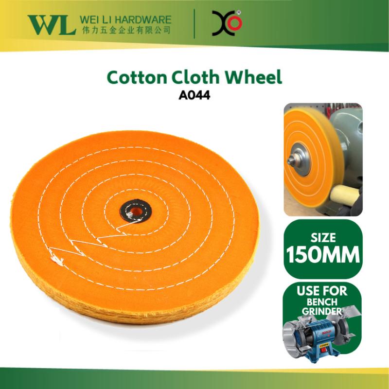 XO 6" 150mm Polishing Cotton Cloth Wheel A044 for Bench Grinder ...