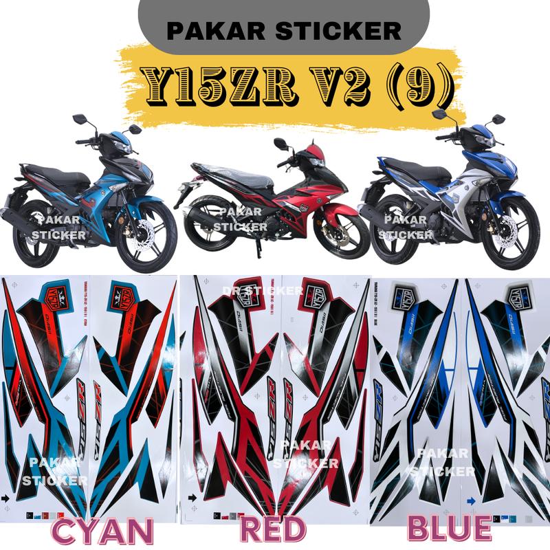 Y15ZR V2 V1 Stripe Stiker Sticker YAMAHA Y15Z Y15 YSUKU (9) COVERSET ...