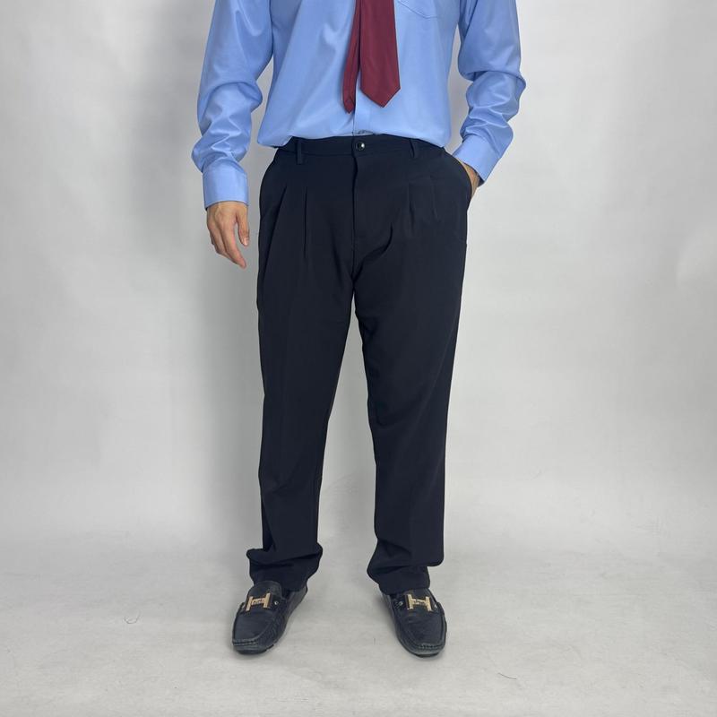 Seluar Panjang Slack Pleat Regular Fit BENTOP V1 - TikTok Shop Malaysia