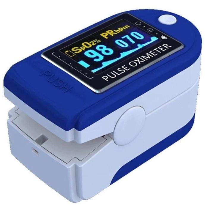 Oxymeter Fingertip SpO2 LCD Full Colour - Shop | Tokopedia