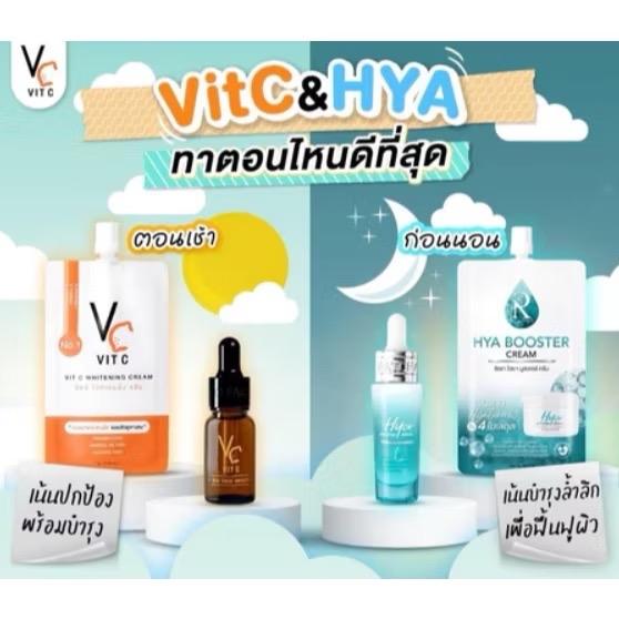 VC VIT C WHITENING CREAM & HYA BOOSTER CREAM - TikTok Shop Malaysia