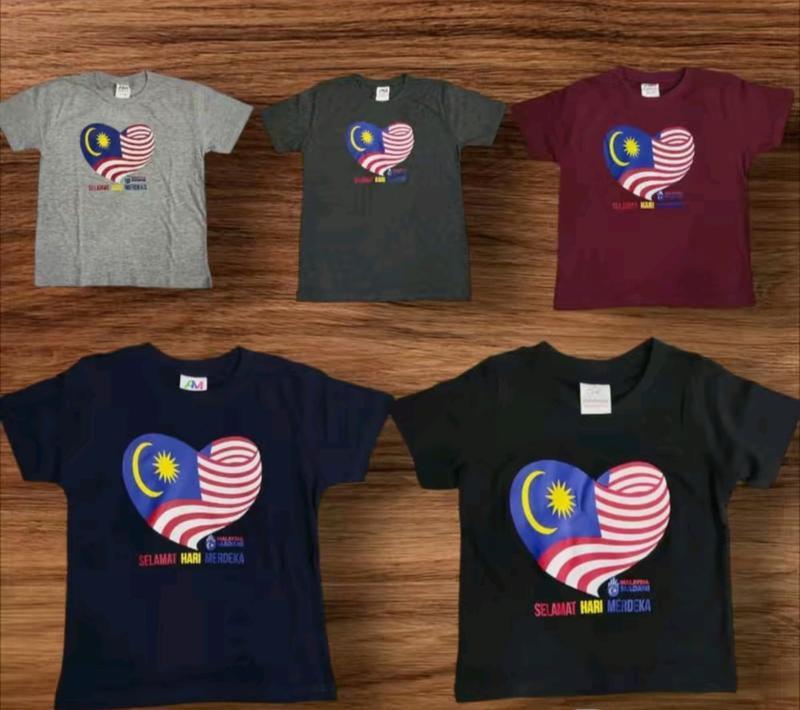 6. FLASH - KIDS MERDEKA SPECIAL T-SHIRT UNISEX 100% COTTON 2-14Y ...