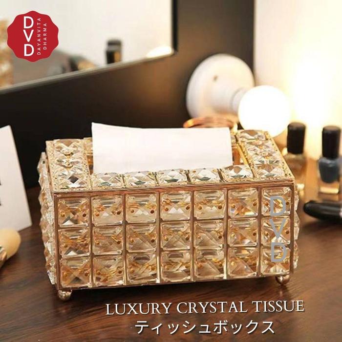 Jual Luxury Crystal Tissue Box - Kotak Tisu Kristal Premium Grade ...