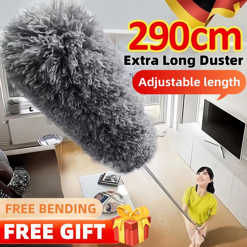 【Free Gift】 290CM Adjustable Telescopic Bending Feather Duster - TikTok ...