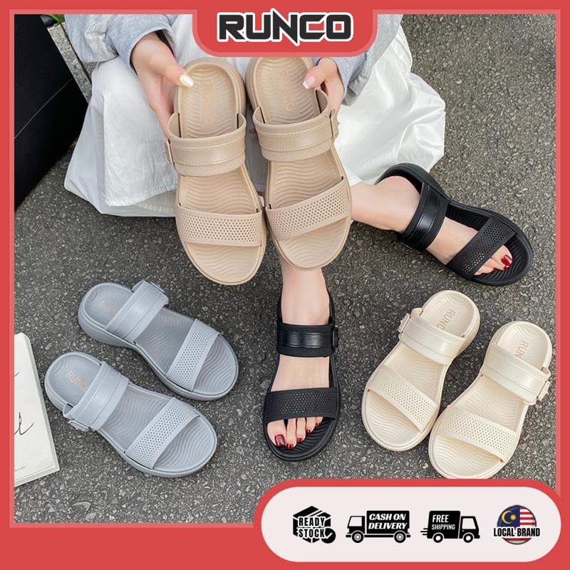 52 Runco FlexStrap Sandals - Selesa & Bergaya untuk Wanita - TikTok Shop Malaysia