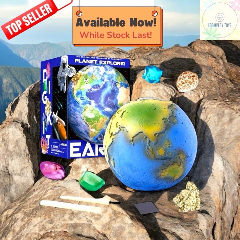 Planet Explorer Earth Dig Kit with Surprise Stones - Science ...