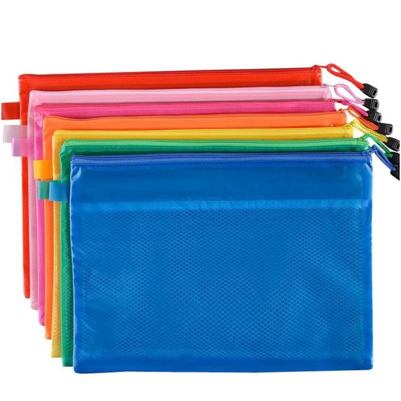 4 Size Waterproof Zipper Envelope Mesh Pouch Documents Holde - TikTok ...
