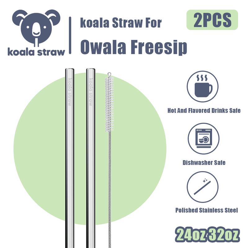 Ori Owala Freesip Water Bottle Straw,2 PCS Koala Straw for owala - Shop ...