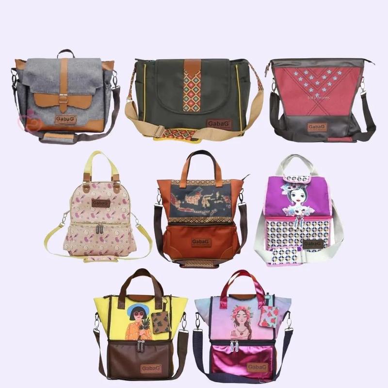 GABAG Cooler Bag (Beg Susu) Pink Backpack Sling Travel Diapers - TikTok ...