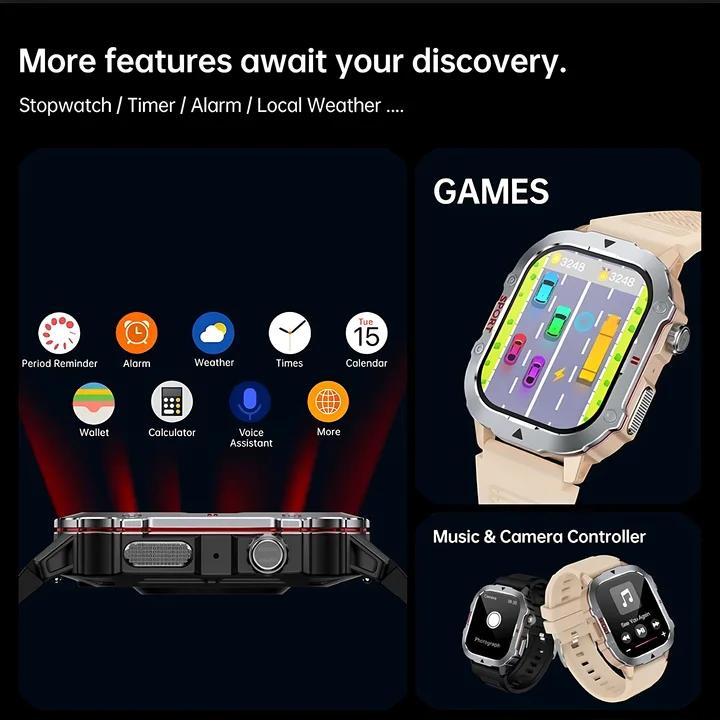 Totop SmartWatch H11 Sports Bluetooth Smartband 2.19 inch HD Screen ...